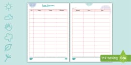 Homework Planner Template - Printable Diary | Twinkl