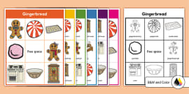 Label the Gingerbread Boy and Girl Activity (teacher made)