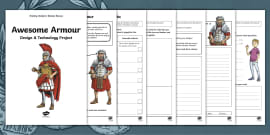 KS2 Make a Roman Shield Activity Pack (teacher made)