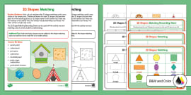 Zoo Animals Sensory Bin Matching Activity Mat (teacher made)