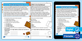 Reading Passage Comprehension Activity for ELL: Busy Day
