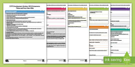 EYFS Development Matters with Checkpoints (Ages 3-4)