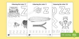 Letter U Coloring Pages (Teacher-Made) - Twinkl