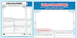 Design a Hairstyle Worksheet (teacher made) - Twinkl