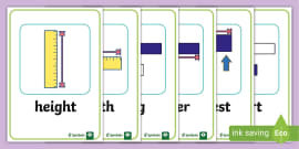 Size Comparison Display Posters (Word and Picture) - Twinkl