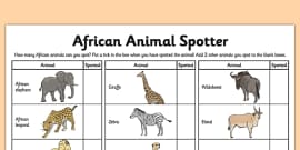Animal Patterns Worksheet (teacher made) - Twinkl