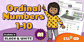 ESL Ordinal Numbers Lesson for Kids {A1}