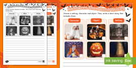 Halloween Writing Prompts for 3rd-5th Grade (teacher made)