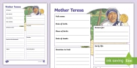 Mother Teresa Biography For Kids - Twinkl Teaching Wiki