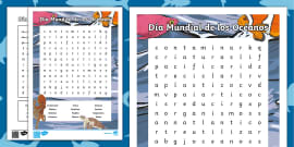 Sopa de letras: El cambio climático (profesor hizo)
