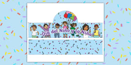 Manualidad: Brazalete del Día del Niño y la Niña - Twinkl