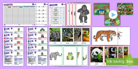 Phonics Level 1 Week 5: Things I Like to Do Weekly Lesson Pack