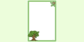 Oak Tree Themed Page Borders (creat de profesori) - Twinkl