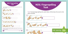 The Fingerspelling Challenge Activity - Deaf Awareness