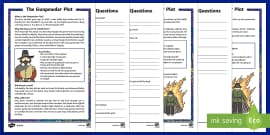 KS1 Guy Fawkes Differentiated Reading Comprehension Activity