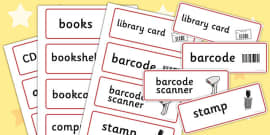 Library Role Play Primary Resources, library, books, book, fiction