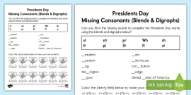 Consonant Blend Activity - ELA Resources - Twinkl - USA