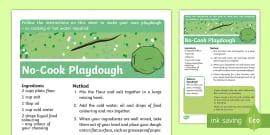 How To Make Playdough (teacher made) - Twinkl