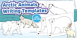 Arctic Animals Fact File Template - Twinkl