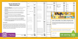 Year Six Semester One Maths Assessment | Year 6 Maths Test