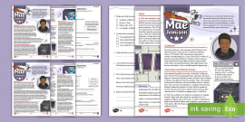 LKS2 Mae Jemison Differentiated Comprehension Activity