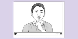 Shoulder Stretch Colouring | Colouring Sheet (teacher made)