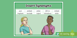 Read Synonyms Word Mat (teacher made) - Twinkl