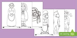 Little Red Riding Hood Story Role-Play Masks | Twinkl