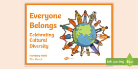 Harmony Week Colouring Page | Everyone Belongs | EYLF/F-2