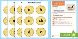 Phase 2 Tricky Word Pancake Flip Game