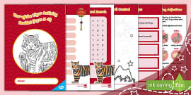 Year of the Tiger Activity Booklet (Ages 7 - 9) - Twinkl