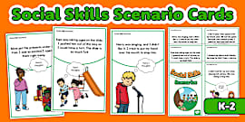 Social Skill Scenarios | Social Skills | Twinkl USA