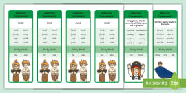 Spelling Bookmarks Level 3 (Teacher-Made) - Twinkl