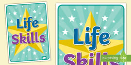 Life Skills Display Banner - life skills (teacher made)