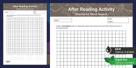 After Reading Activity Series Resource Pack (Lehrer gemacht)