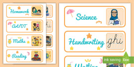 Colour Book Band Labels - Reading Resource for Schools