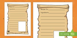 KS2 Magic Potion Ingredients to Make a Story Display Cut-Outs