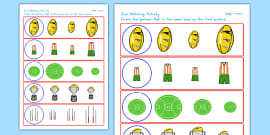 AFL Complete the Pattern Worksheets (teacher made) - Twinkl