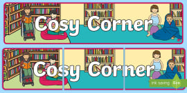 👉 Cozy Corner Display Poster (Teacher-Made)