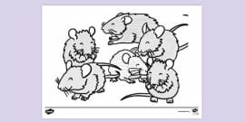 Mouse Colouring Sheet | Colouring Sheets