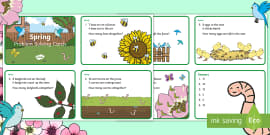 Spring Math Challenge Cards (teacher made) - Twinkl