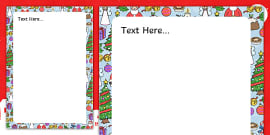 Word Christmas Templates (Editable) – KS2 Christmas Resource