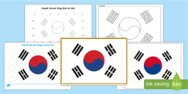 태극기 활동지 PDF Flag of Korea (teacher made)