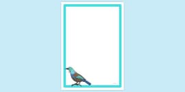 FREE! - Puffin Bird Page Border | Page Borders | Twinkl Resources