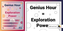 Genius Hour Presentation | PPT & Google Slides | Twinkl