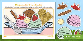 Ice Cream and Ice Lolly Button Placing Fine Motor Skills