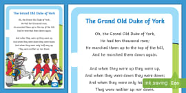 Old MacDonald Nursery Rhyme - Illustrated Poster - Twinkl