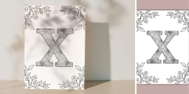Letter E Mindfulness Colouring Card | Twinkl Party