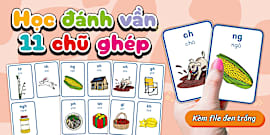 Bộ thẻ học đánh vần lớp 1