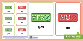 Yes or No Ask And Answer Cards | Twinkl | EAL (teacher made)